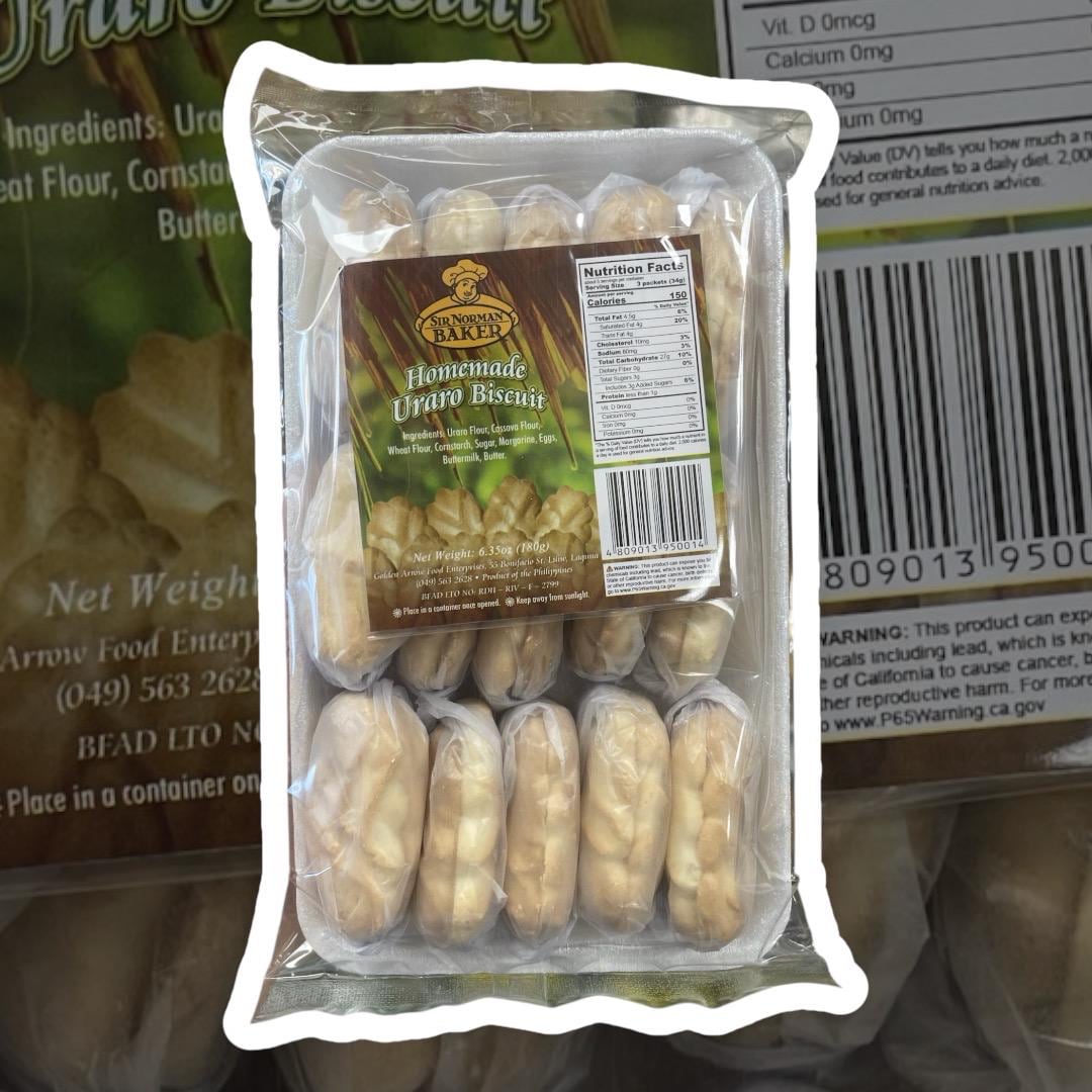 Homemade Uraro Biscuit | Pastry | Snack | Made in Philippines | 180g ...