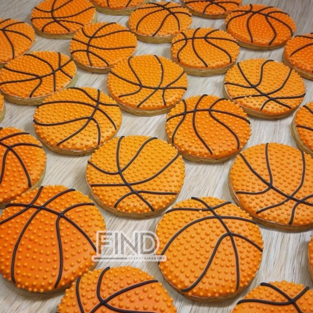 Basketball Sugar Cookies | Customized | Boys | Sports - Etsy