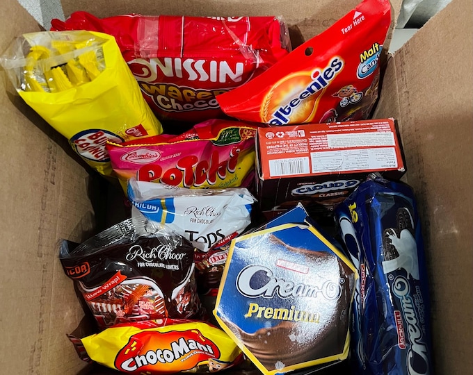 Pinoy All Time Favorite Snack Box | Gift Set | Cookies | Sweets | Snack ...