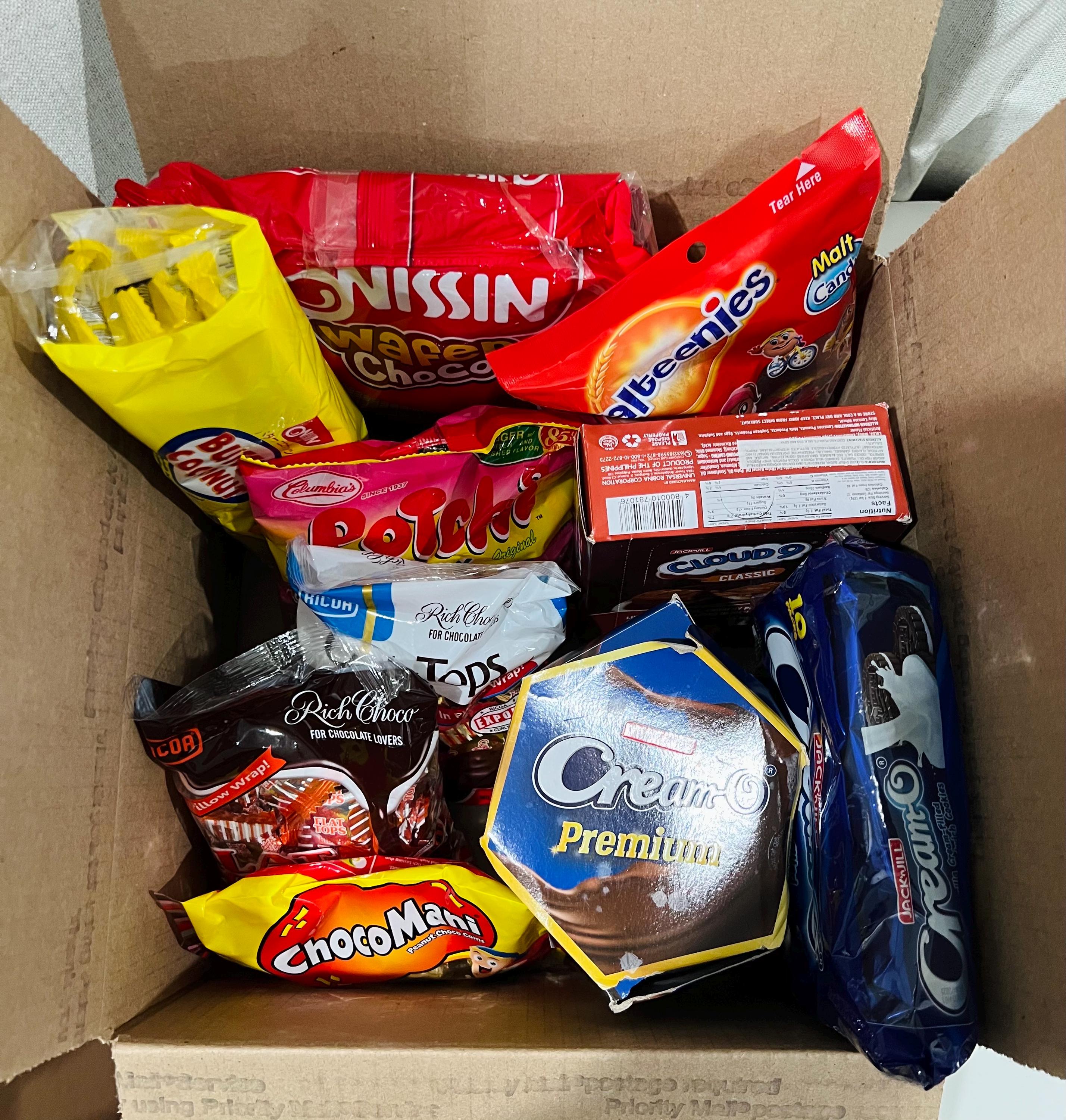 Pinoy All Time Favorite Snack Box | Gift Set | Cookies | Sweets | Snack ...