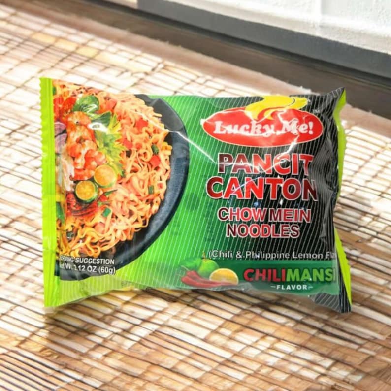 Chilimansi Flavor Pancit Canton Instant Noodles Citrus Spicy Filipino ...
