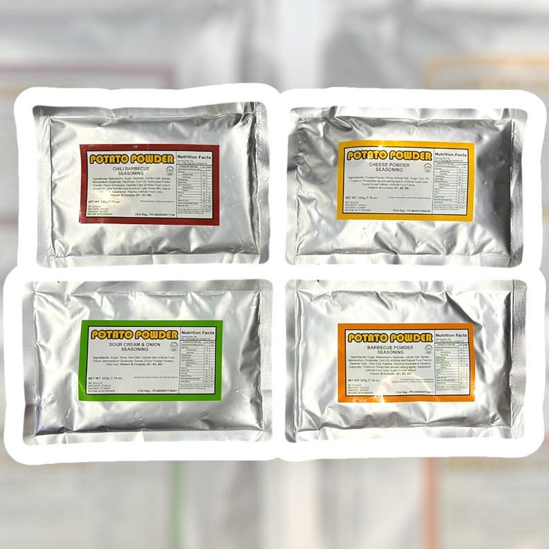 Fries Powder Seasoning | Cheese | Barbecue | Sour Cream | Chili ...