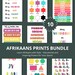 Afrikaans Educational Posters Shapes, Numbers, and Colors for Kids ...