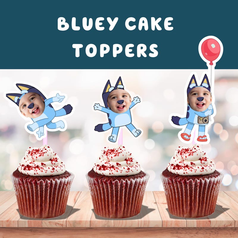 Bluey Cake Topper - Etsy Australia
