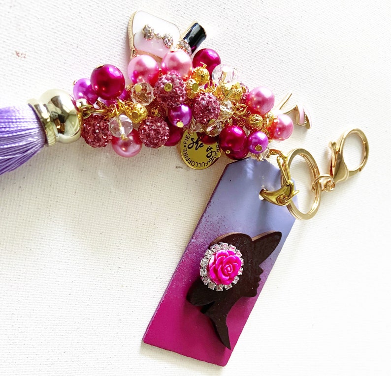 Black Girl Magic Keychain Unique Keychains Positive - Etsy