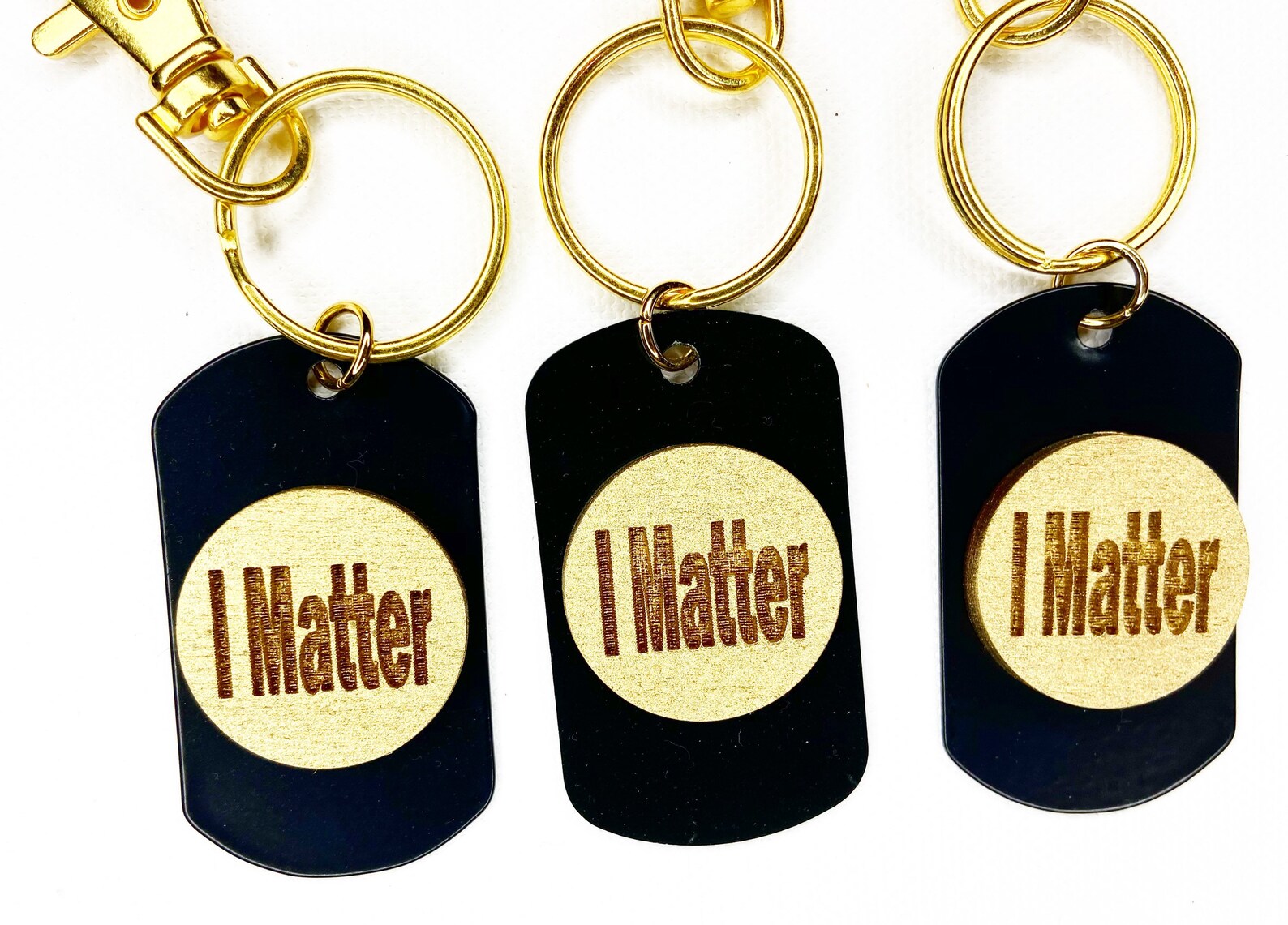 Positive Affirmation Unique Keychains Make a Statement I Matter - Etsy