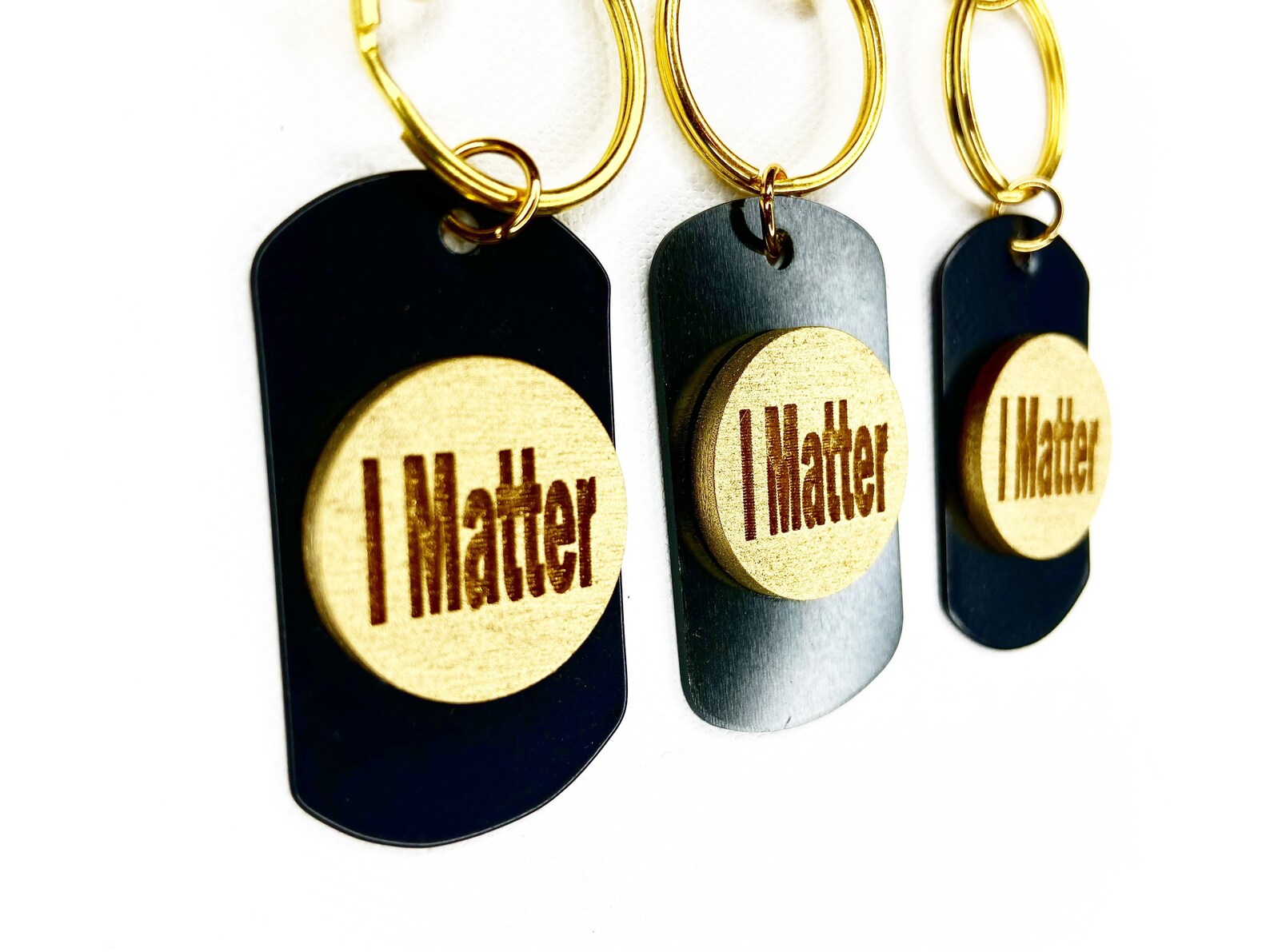 Positive Affirmation Unique Keychains Make a Statement I Matter - Etsy