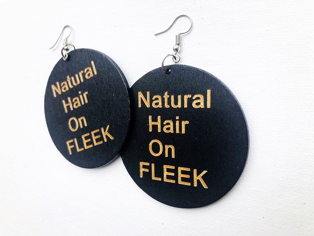 Wooden Hoop Earrings | Quotes About Life | Black Owned Shops - Etsy
