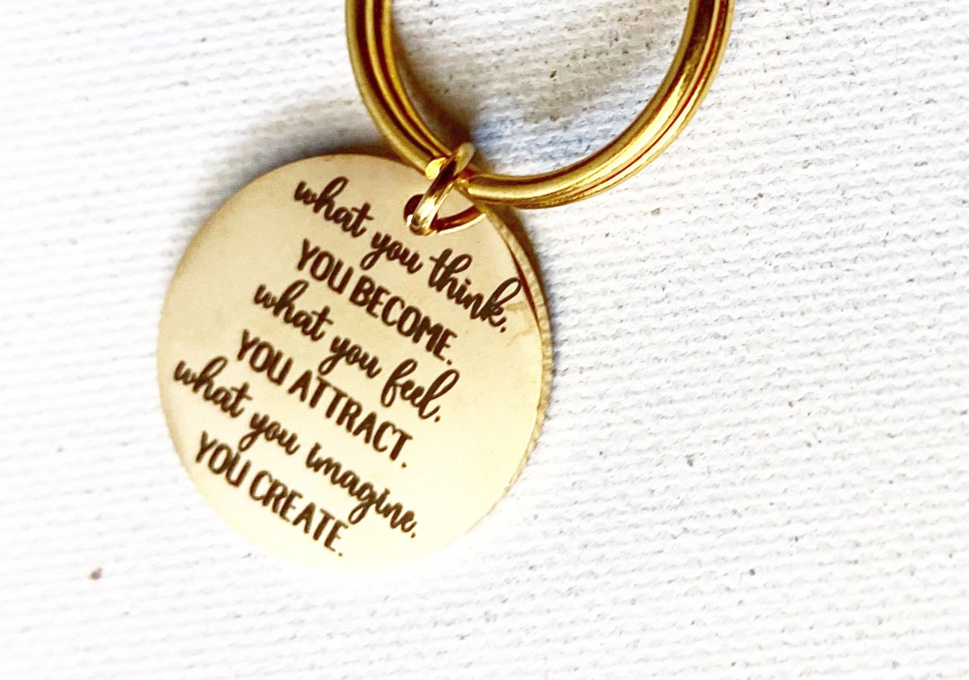 Positive Affirmation | Unique Keychains | Make a Statement - Etsy