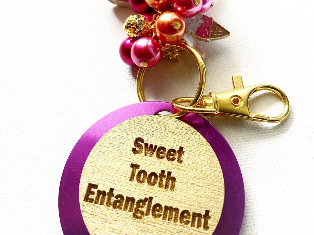 Unique Keychains Positive Affirmation Black Owned Business Sweet Tooth ...