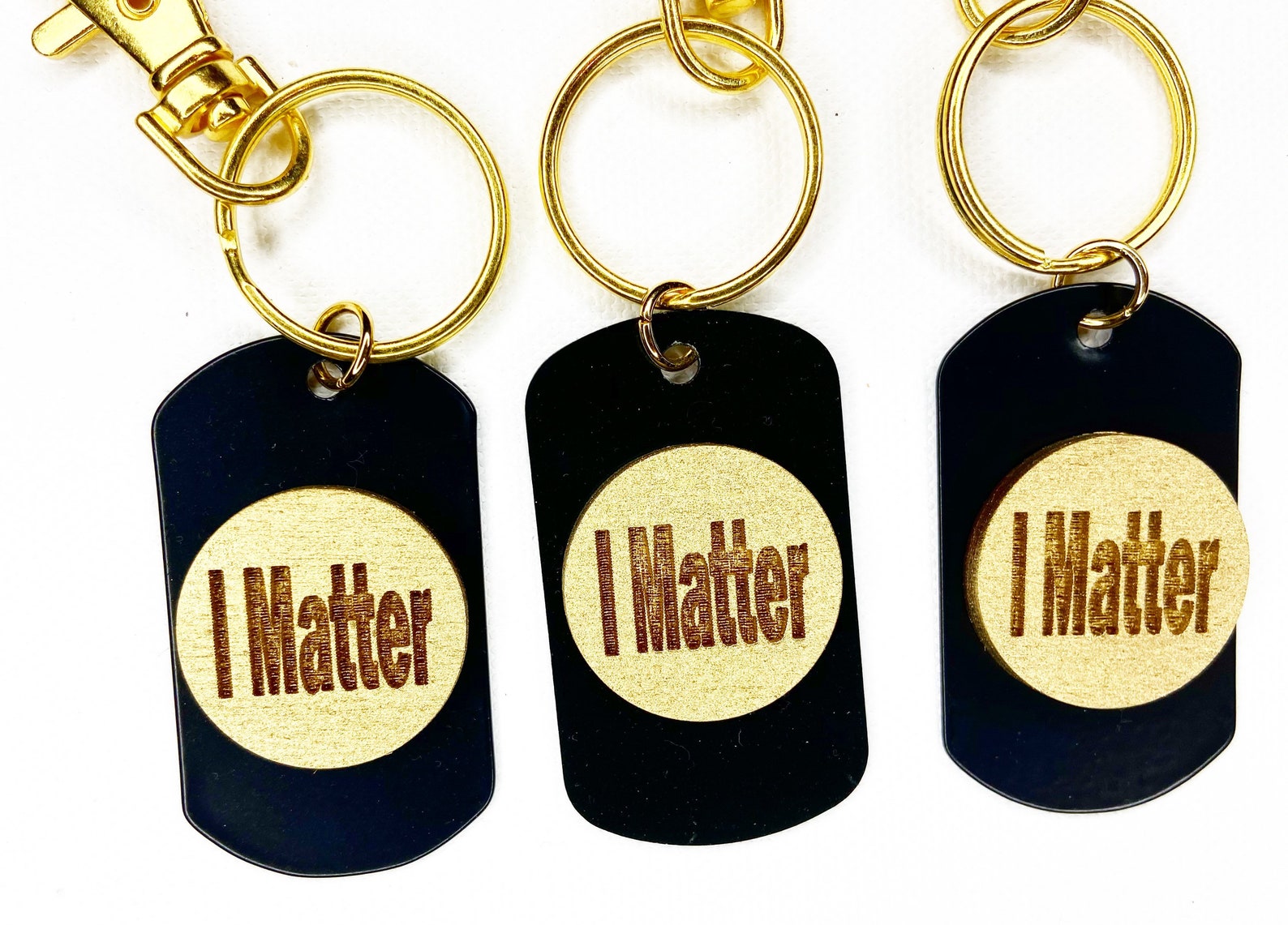 Positive Affirmation Unique Keychains Make a Statement I Matter - Etsy