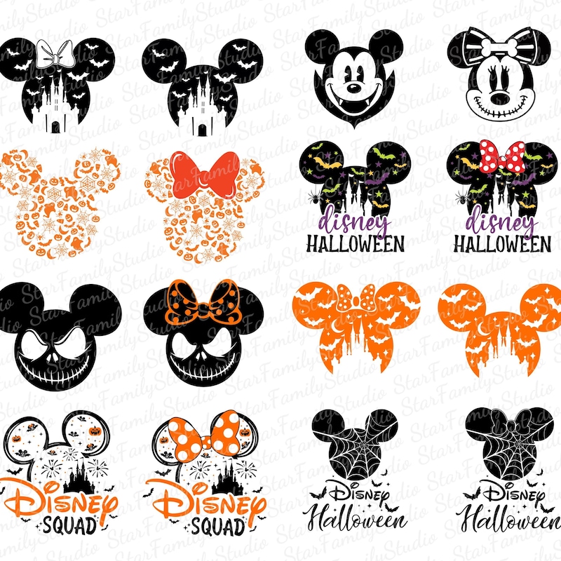 Disney halloween svg - Etsy