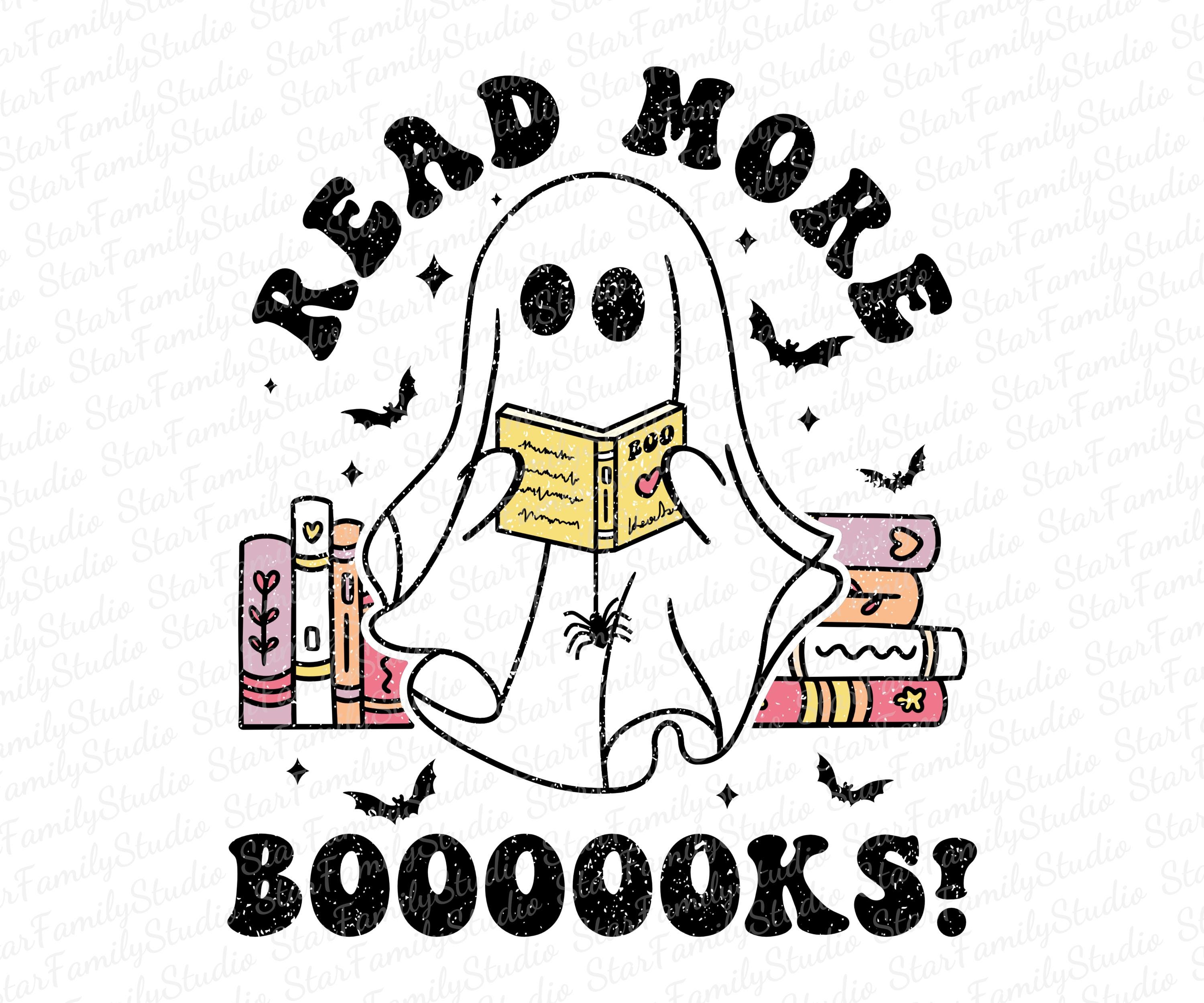 Read More Books Ghost SVG, Ghost SVG, Sheet Ghost SVG, Ghost Books ...