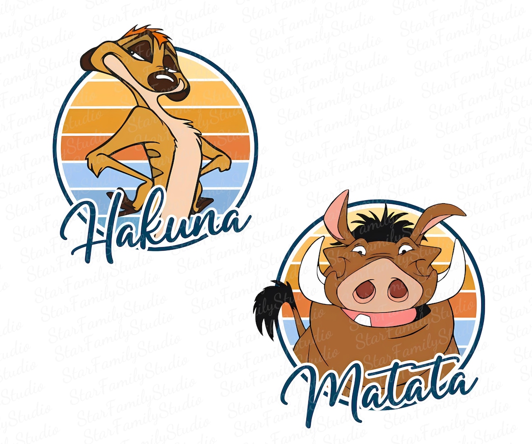 Hakuna Matata Png, Lion King Pumbaa and Timon Png, Animal Kingdom Png ...