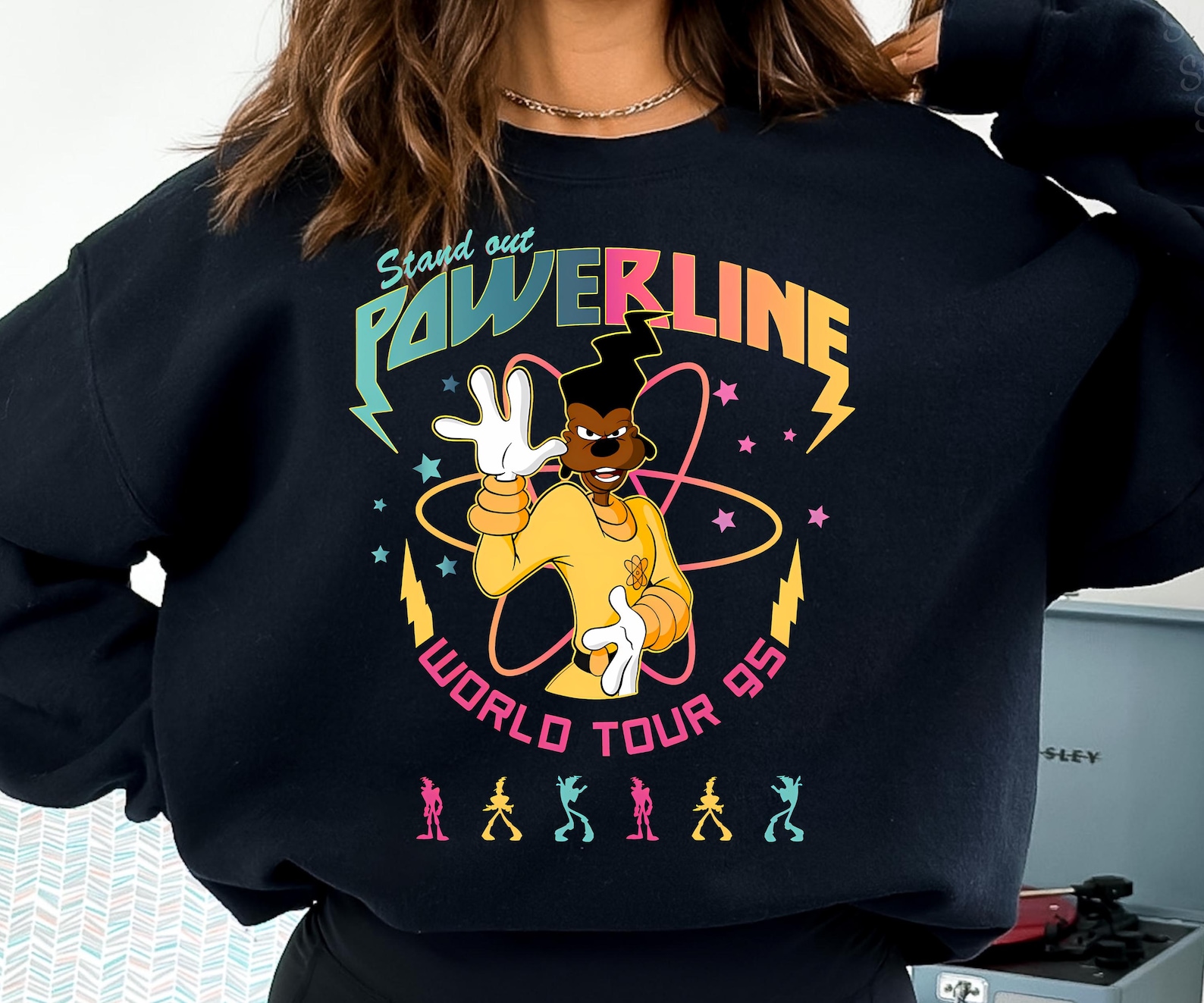 Retro 90s Goofy Movie Png, Max Goofy Roxanne Powerline Png, Disneyland ...