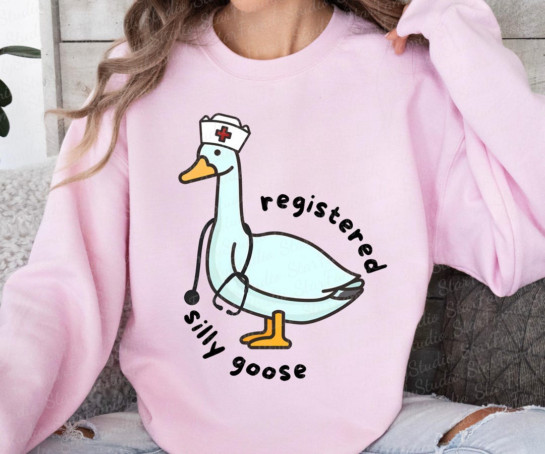 Registered Silly Goose Png, RN Png, Nurse Gift, Nurse Png, Funny Png ...