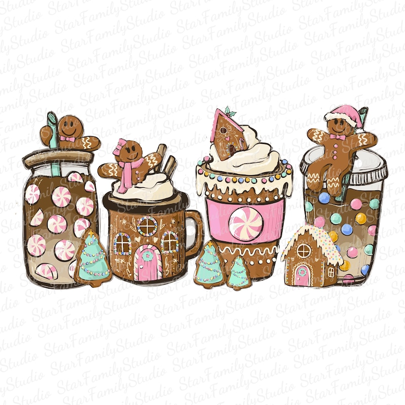 Cup Cosy Gingerbread - Etsy