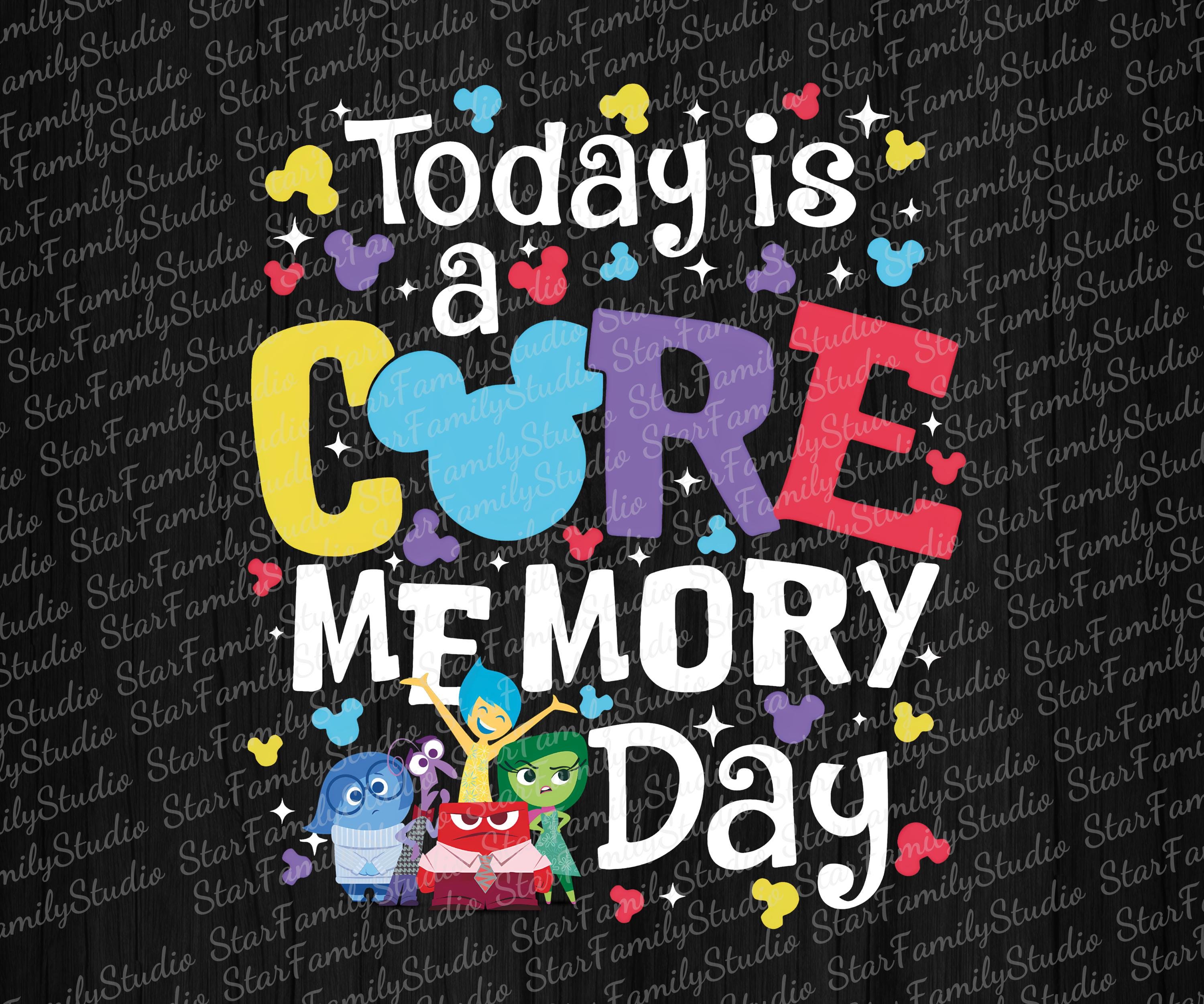 Today is a Core Memory Day Svg Png, Inside Out Svg Png, All the Feels ...