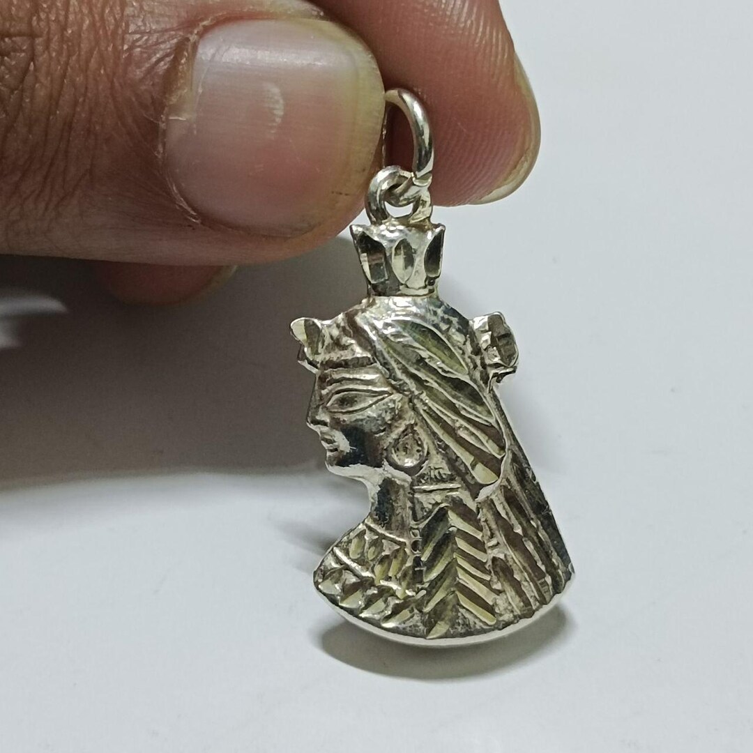 Queen Cleopatra VII Pendant – 800 Silver Egyptian Handmade Unique ...