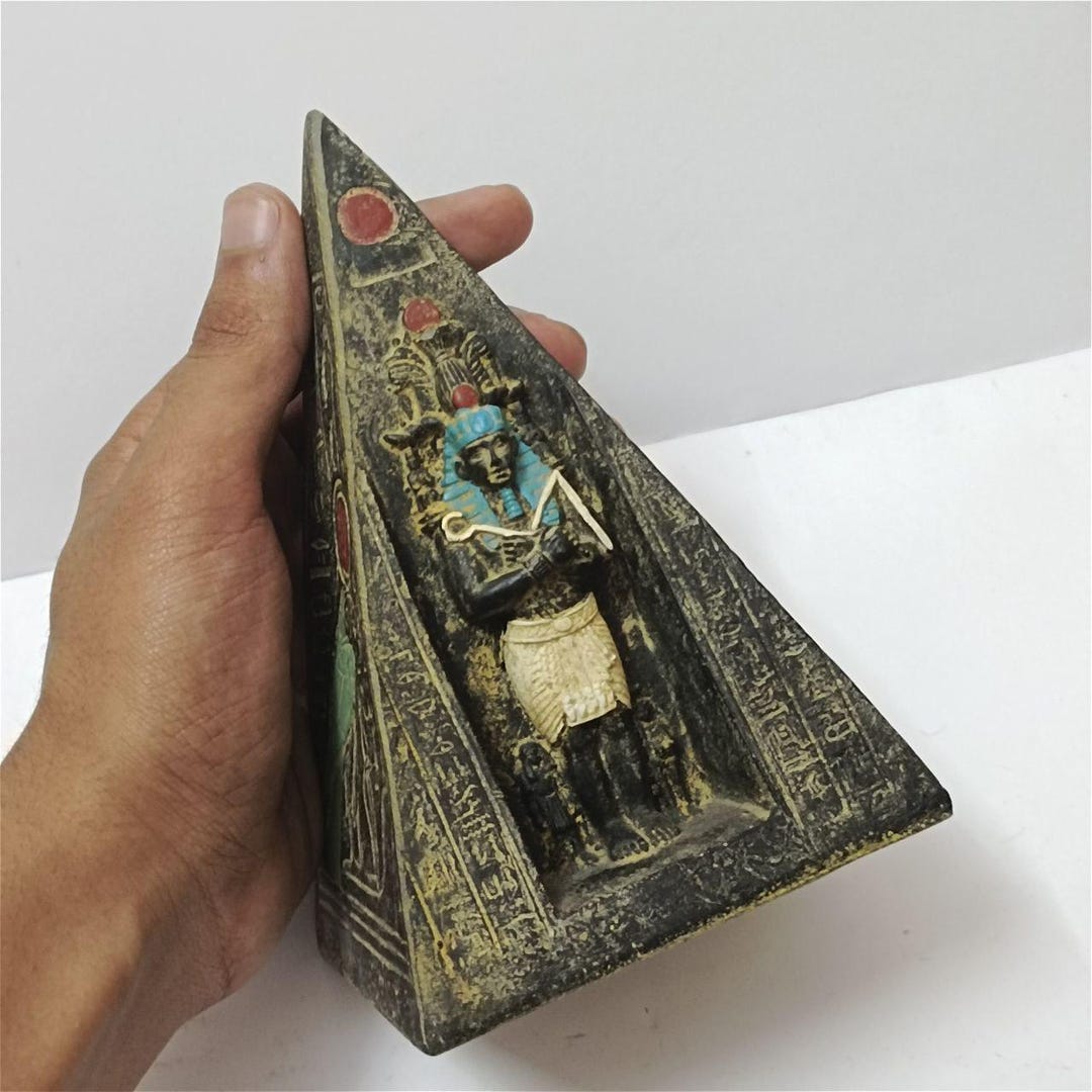 Osiris & Nefertari Statue – Ancient Egyptian Pharaonic Pyramid Decor - Etsy