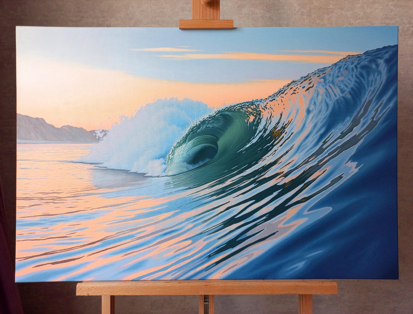 Big Wave Painting, Seascape Original Oil Painting, Ocean Artwork ...