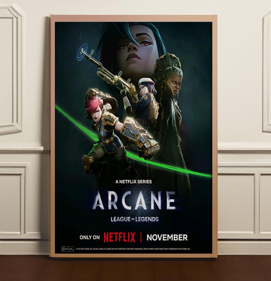 Arcane Postermovie Poster Minimalist Funny Art, Movie Collectibles ...