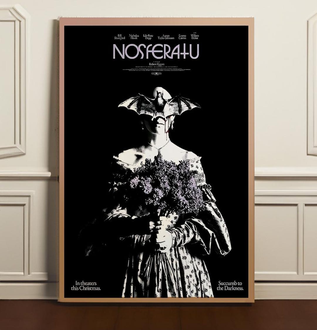 Nosferatu Movie Poster，minimalist Funny Art, Movie Collectibles ...