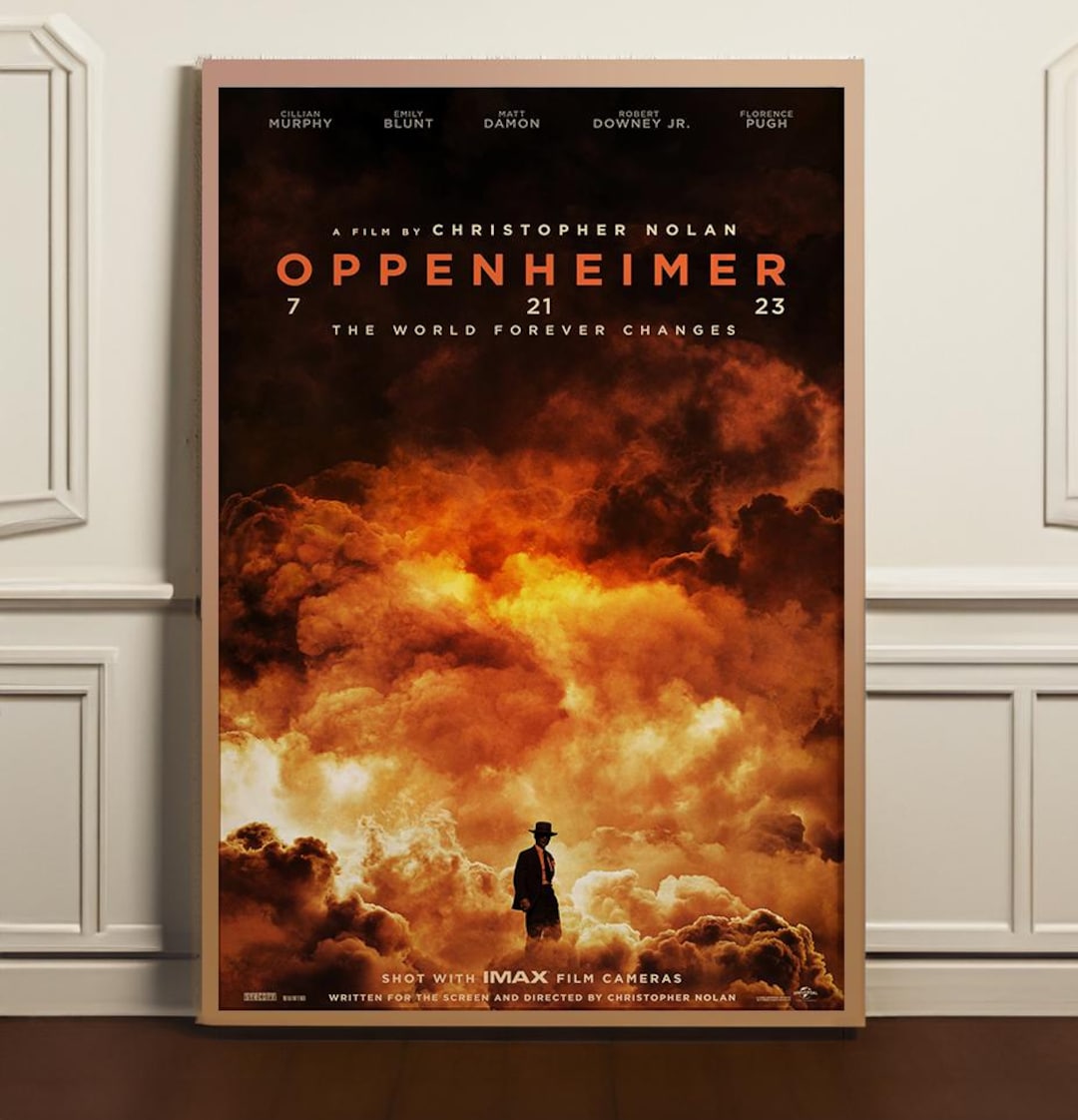 Oppenheimer Movie Poster,minimalist Funny Art, Movie Collectibles ...