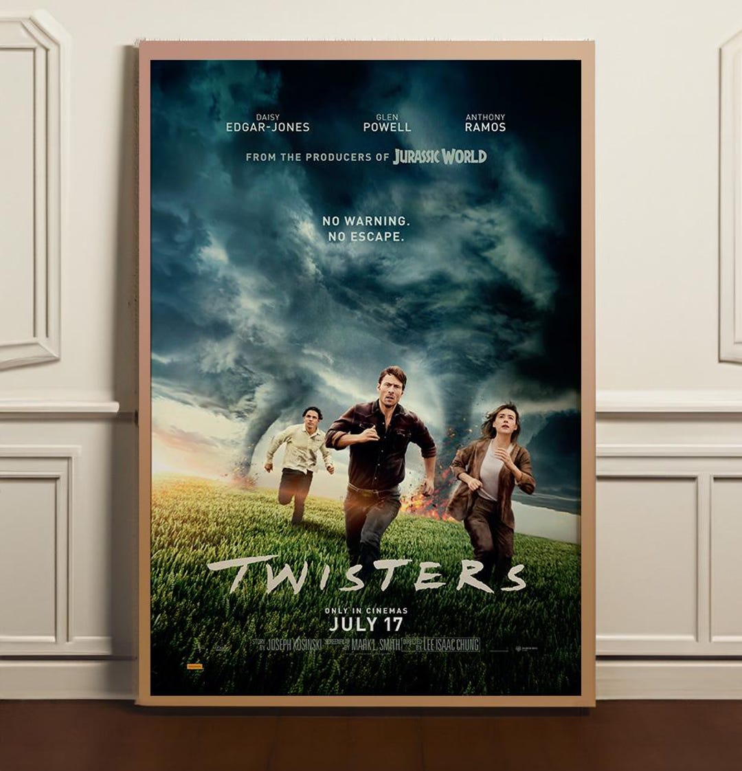 Twisters Movie Poster， Minimalist Funny Art, Movie Collectibles ...