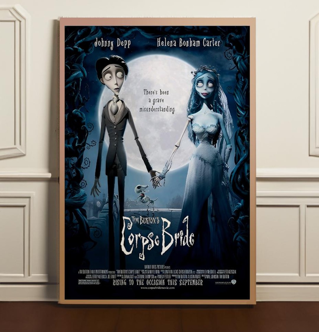 Corpse Bride Movie Poster,minimalist Funny Art, Movie Collectibles ...