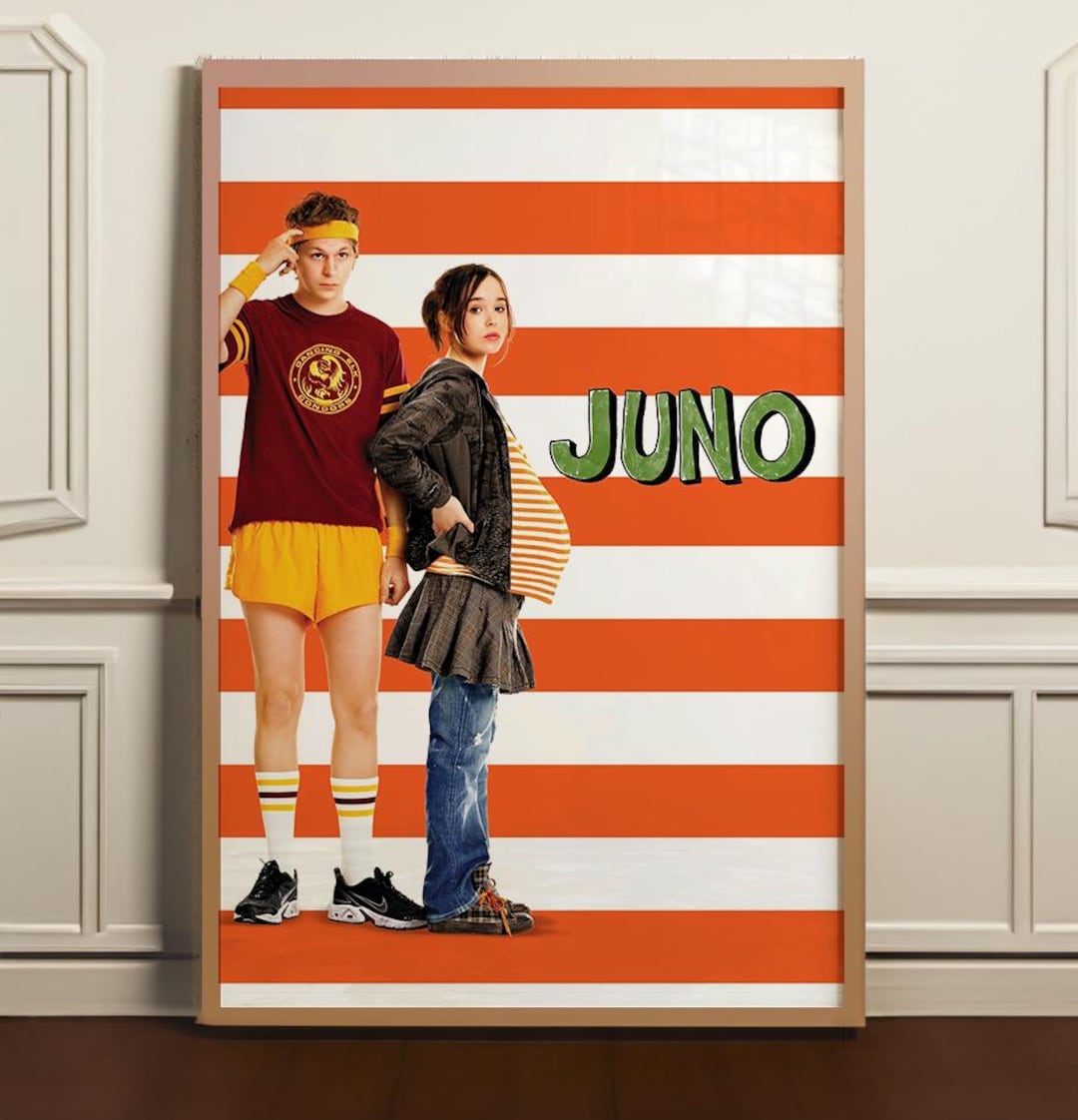 Juno Movie Poster,minimalist Funny Art, Movie Collectibles, Digital ...