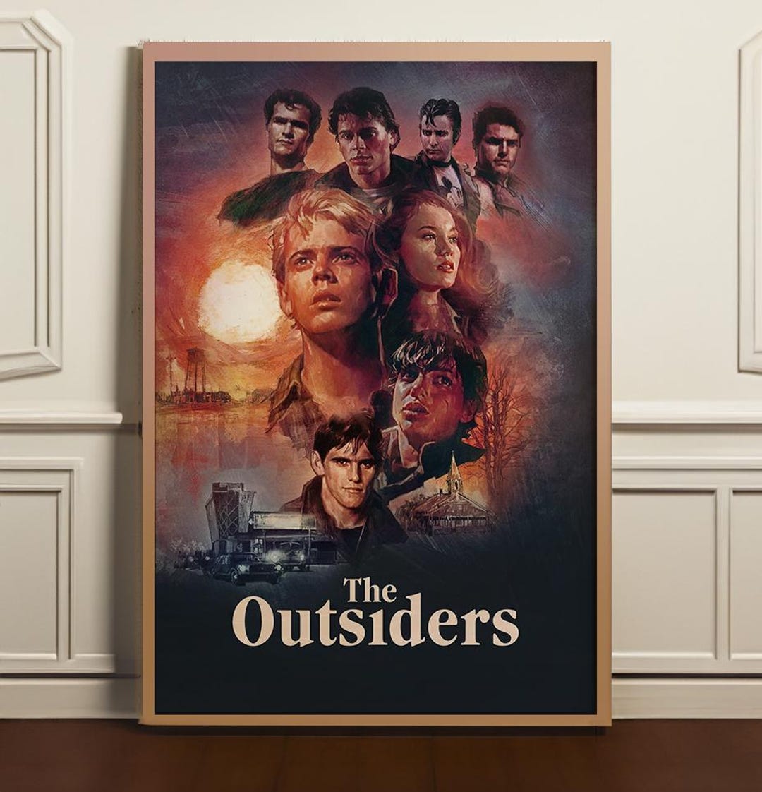 The Outsiders Movie Poster， Minimalist Funny Art, Movie Collectibles ...