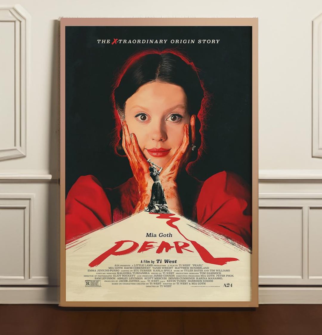 Pearl Movie Poster， Minimalist Funny Art, Movie Collectibles, Digital ...