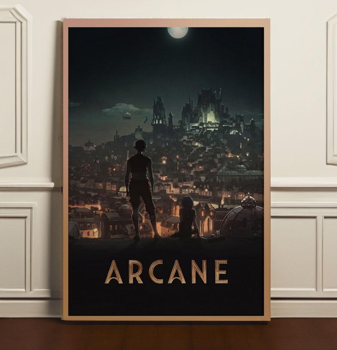 Arcane Poster，movie Poster， Minimalist Funny Art, Movie Collectibles ...
