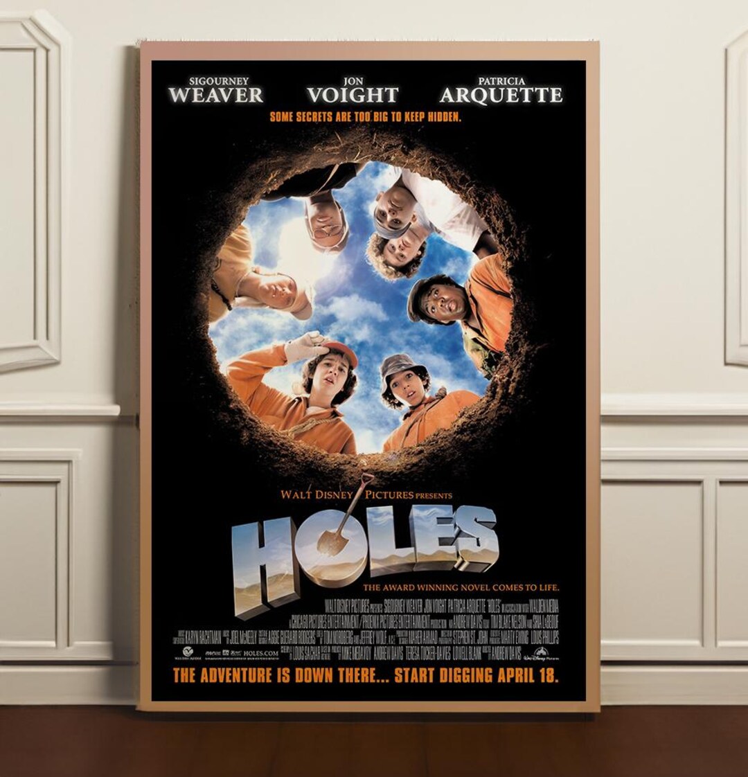 Holes Movie Poster,minimalist Funny Art, Movie Collectibles, Digital ...