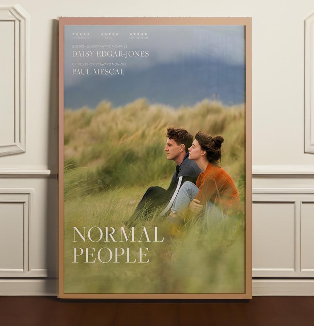 Normal People Movie Poster， Minimalist Funny Art, Movie Collectibles ...