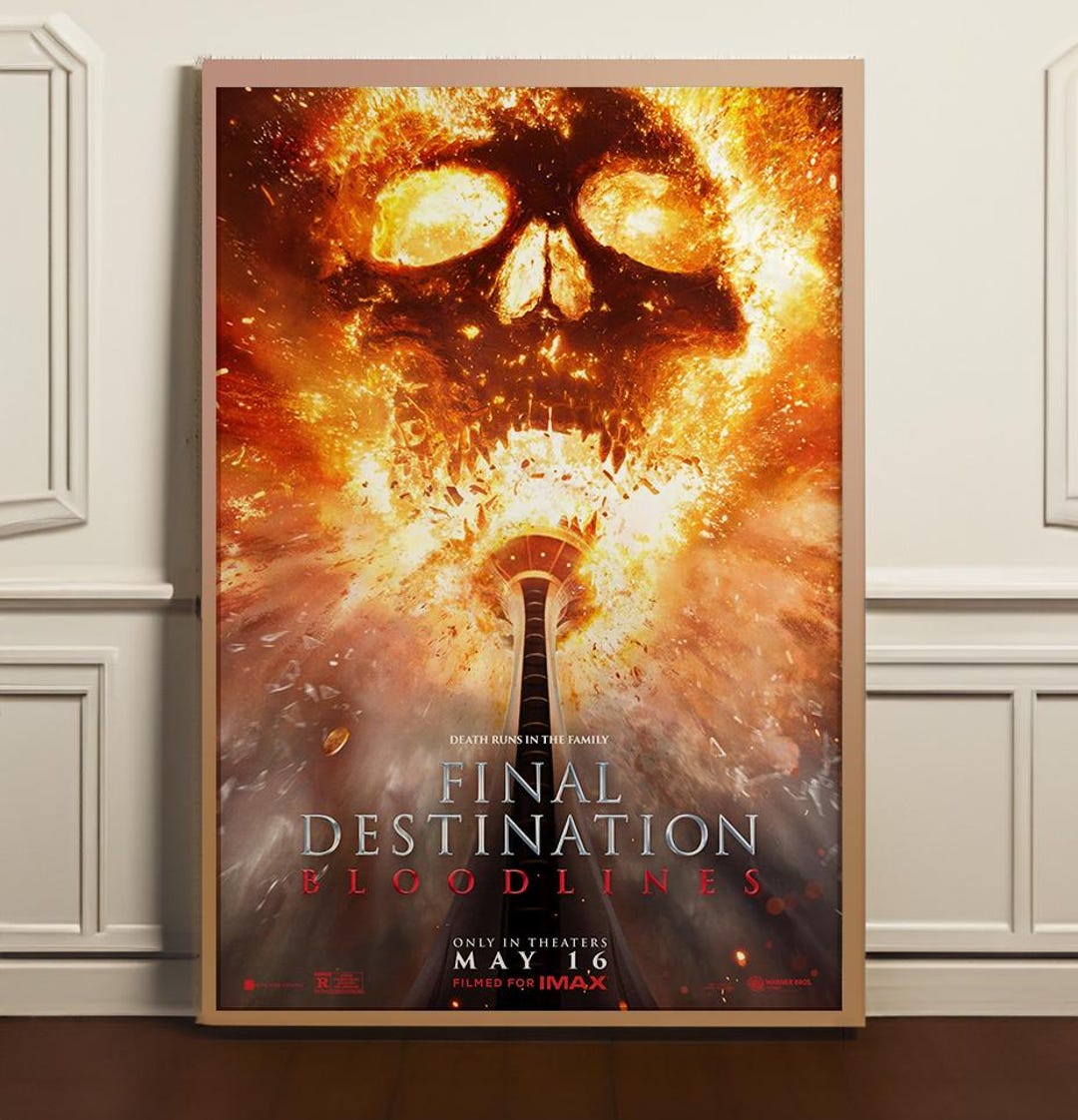 Final Destination Bloodlines (2025) Movie Poster, Minimalist Funny Art ...