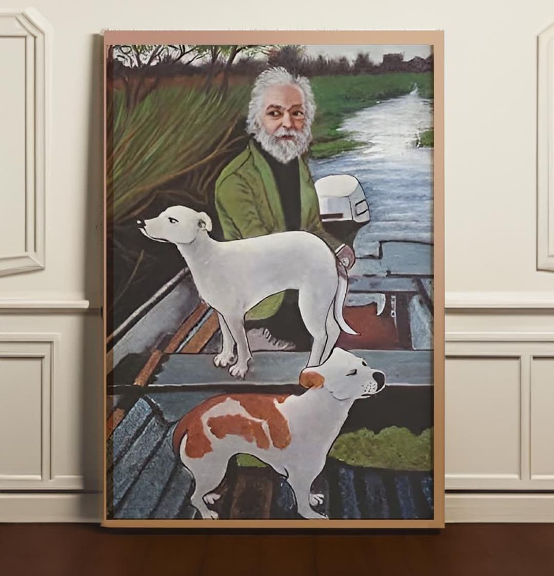 Goodfellas Old Man and Dogs Movie Poster Minimalist Funny Art, Movie ...