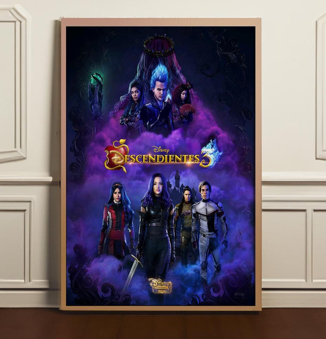 Descendants 3 Movie Poster,minimalist Funny Art, Movie Collectibles ...