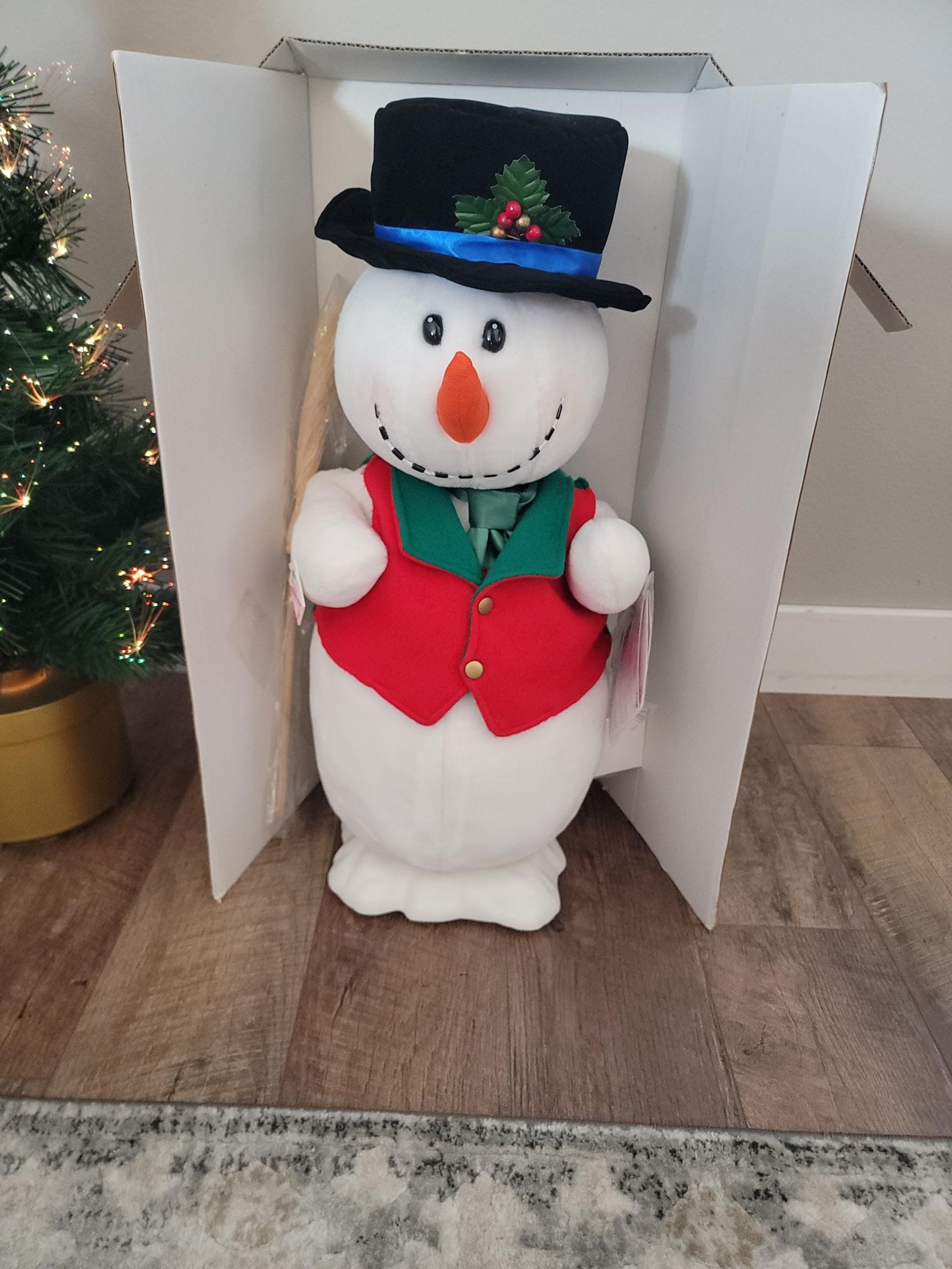 Vintage Telco Animated Christmas Snowman Motionette 24" Rare - Etsy