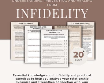Infidelity Recovery Worksheets: Relationship Building (PDF) - Etsy