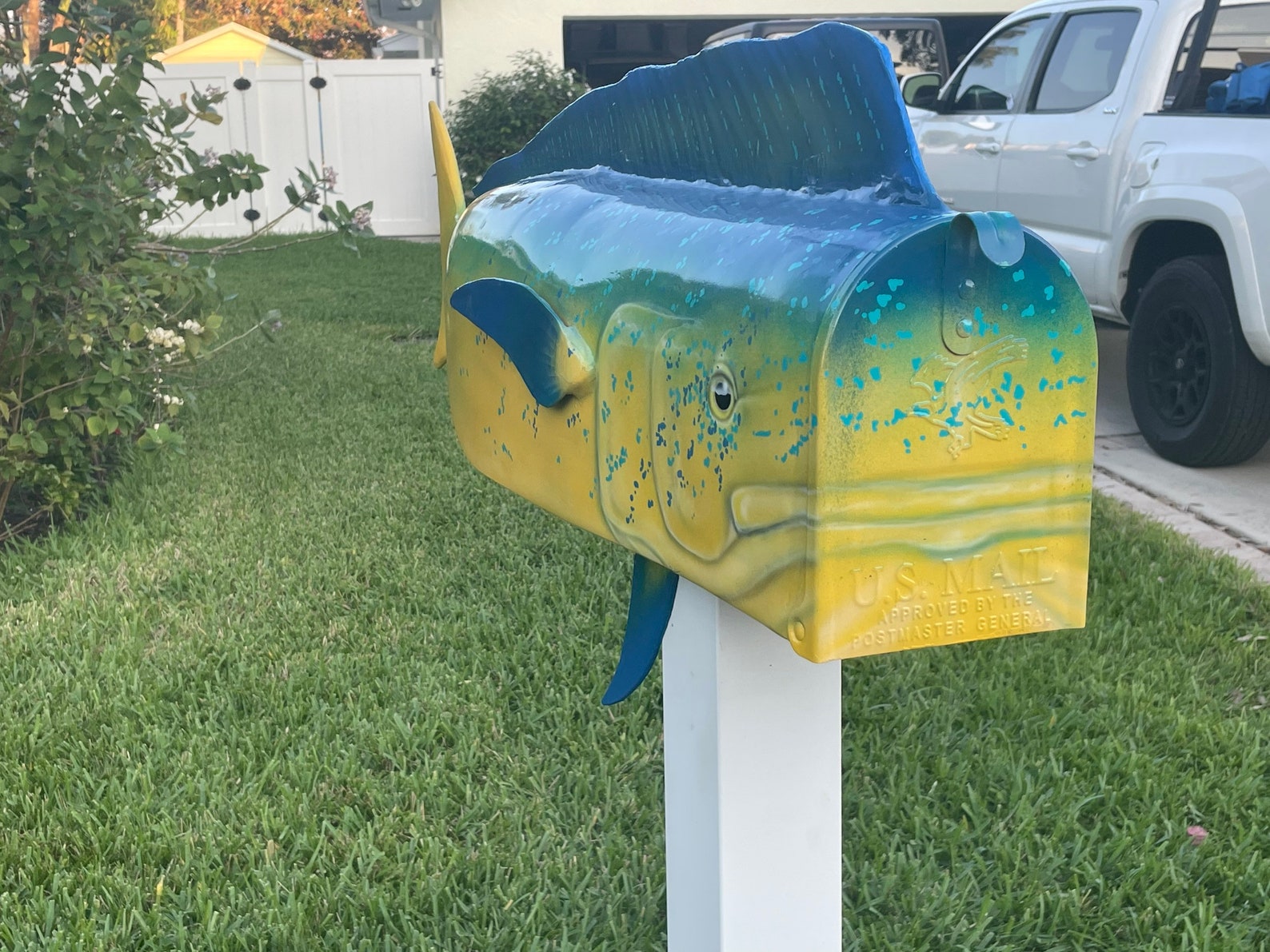 Custom Built Mahi Mahi Mailbox - Etsy