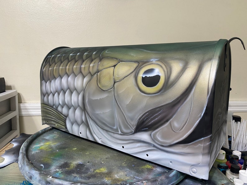 Painted Mailboxes (tarpon) - Etsy