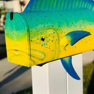 Custom Built Mahi Mahi Mailbox - Etsy