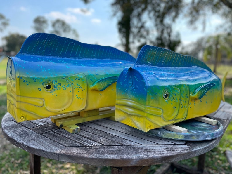 Custom Built Mahi Mahi Mailbox - Etsy