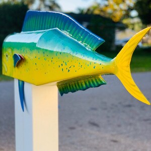 Custom Built Mahi Mahi Mailbox - Etsy