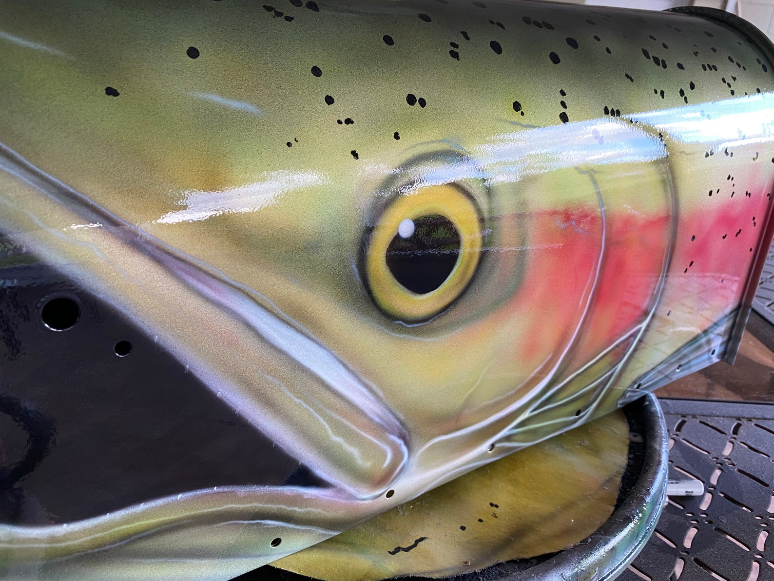 Rainbow Trout Mailbox - Etsy