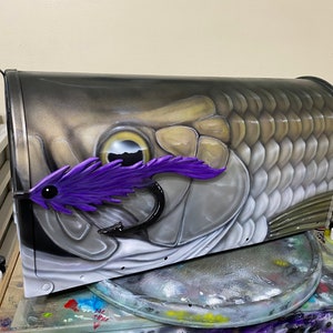 Painted Mailboxes (tarpon) - Etsy