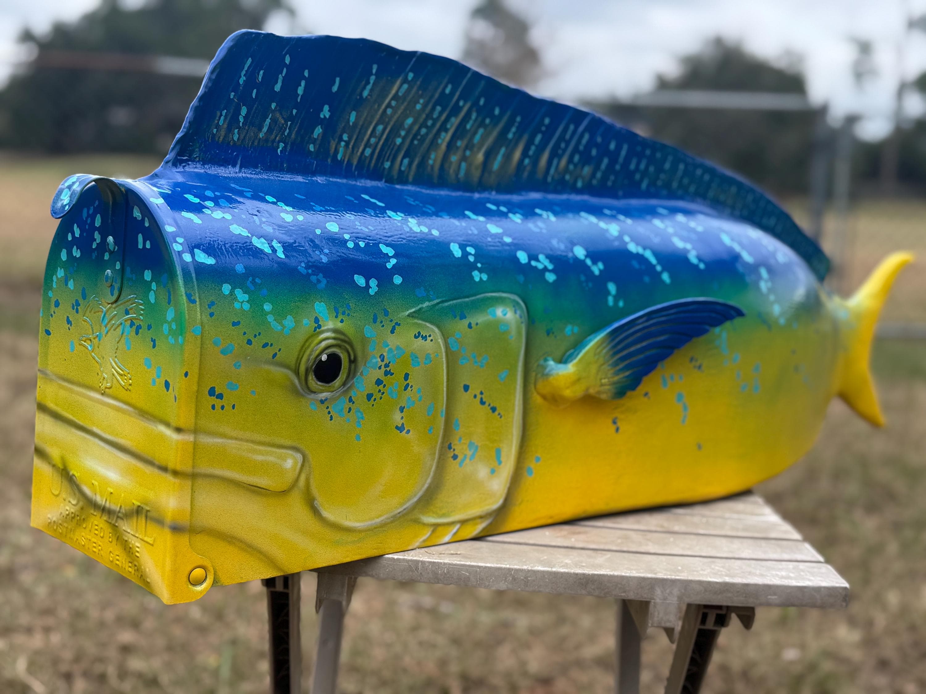 Custom Built Mahi Mahi Mailbox - Etsy