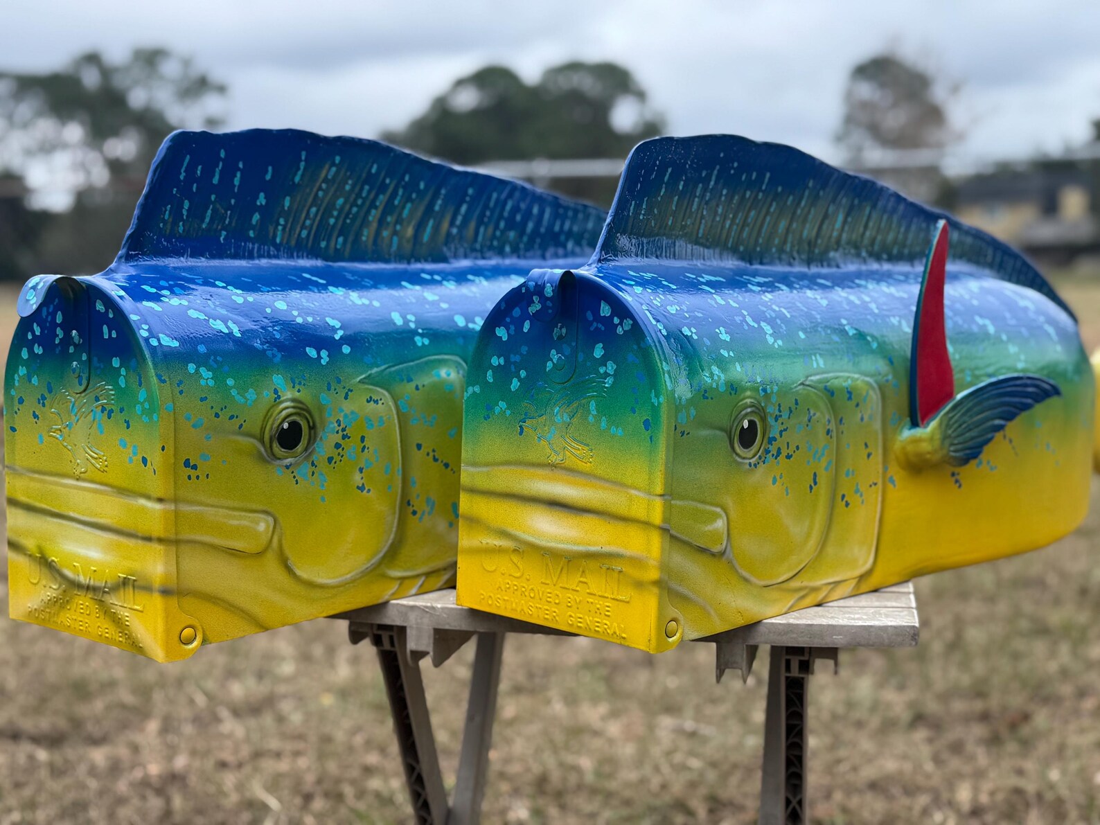 Custom Built Mahi Mahi Mailbox - Etsy
